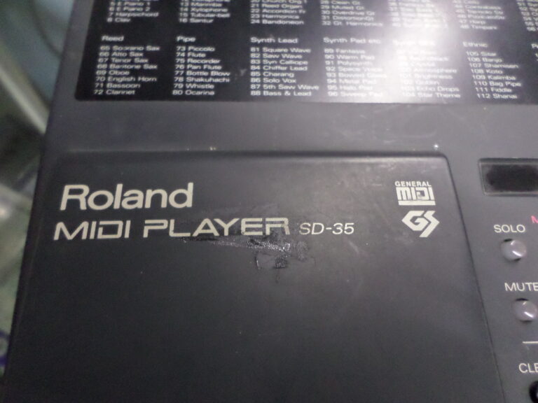 Roland Midi Player SD-35 Floppy Sisk – Instrumentos Musicales y Bazar